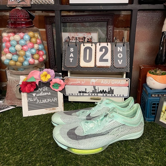 Nike | Shoes | Nike Air Zoom Victory Mint Foam Volt Track Field Spikes ...